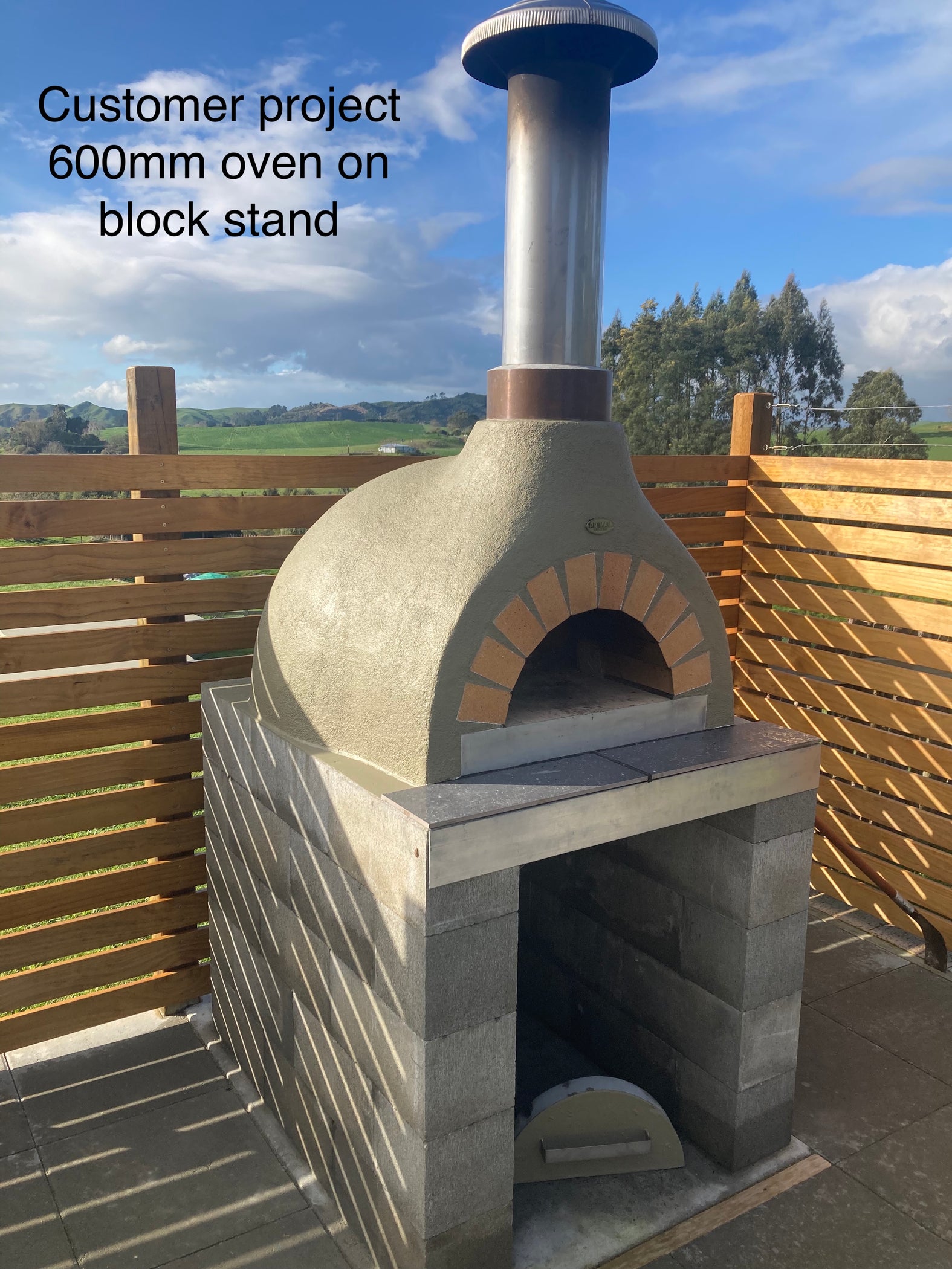 Concrete Block Stand Pack for 600mm Oven — Primal Fires