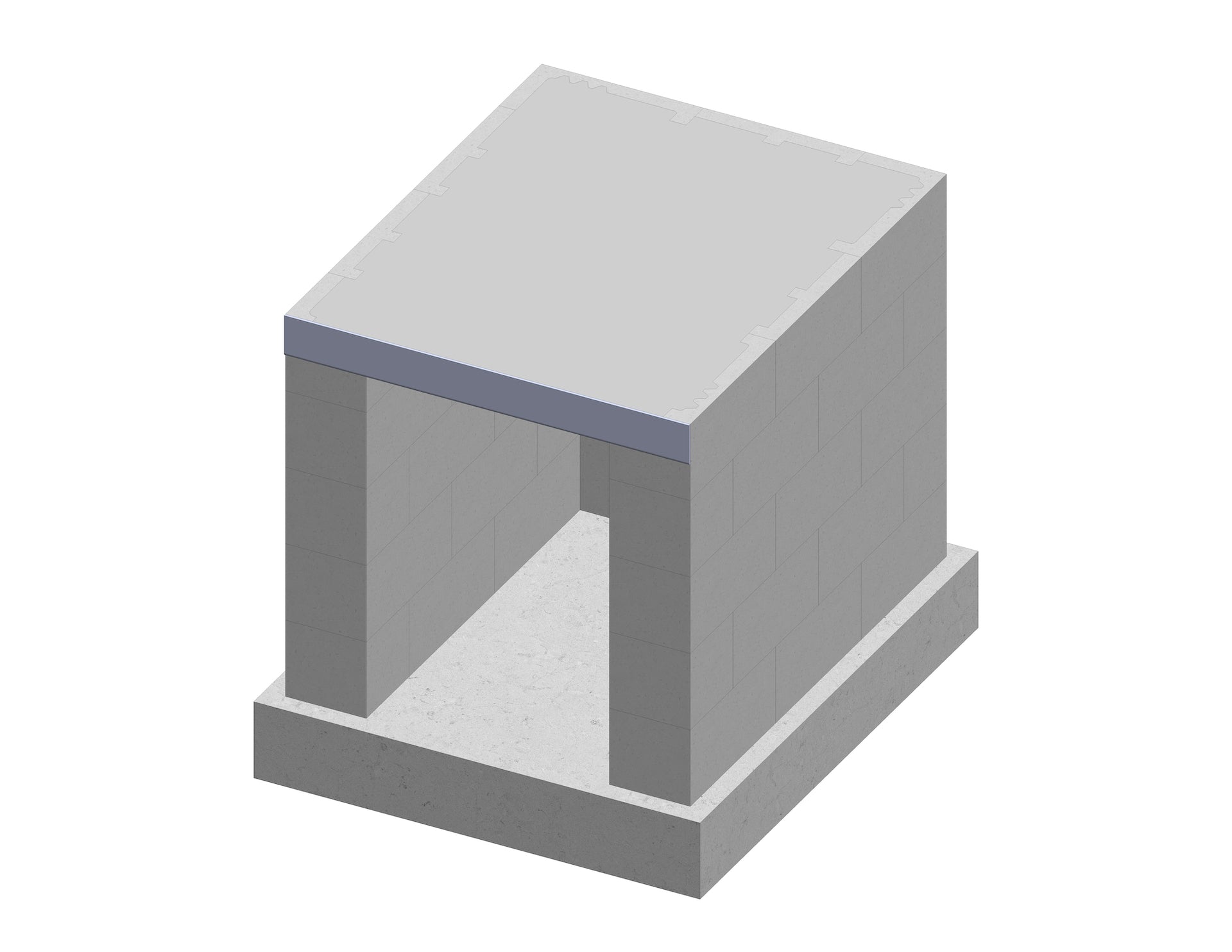 Concrete Block Stand Pack for 600mm Oven – Primal Fires